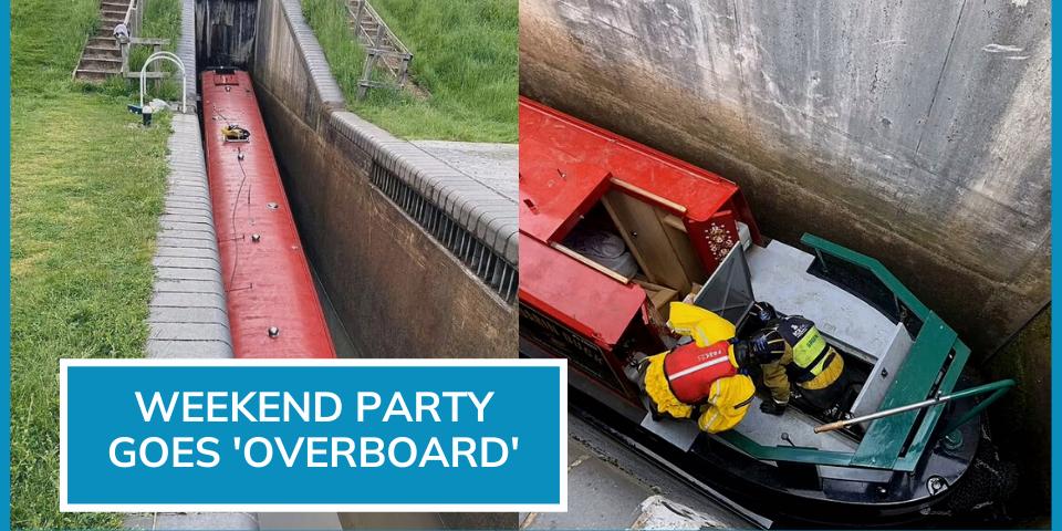 Wild party in UK: group crashes one boat, sinks another causing canal ...