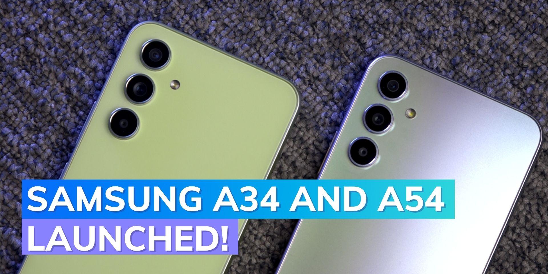 Samsung Galaxy A54 and A34 with 120Hz AMOLED display and 5000mAh ...