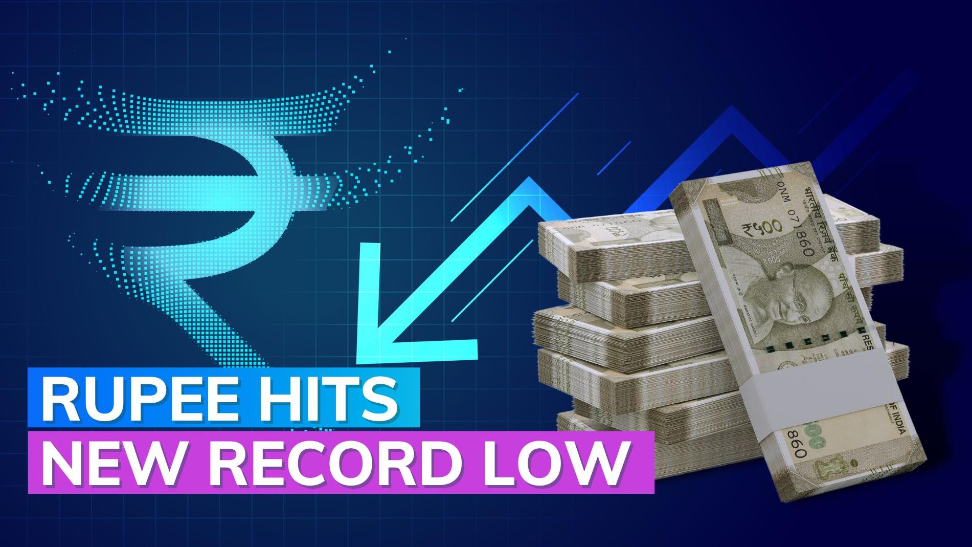 Rupee hits new record low as dollar climbs 20-year high | Editorji