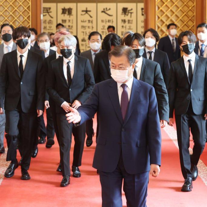 BTS meets South Korean President, K-pop band to speak at UN General ...