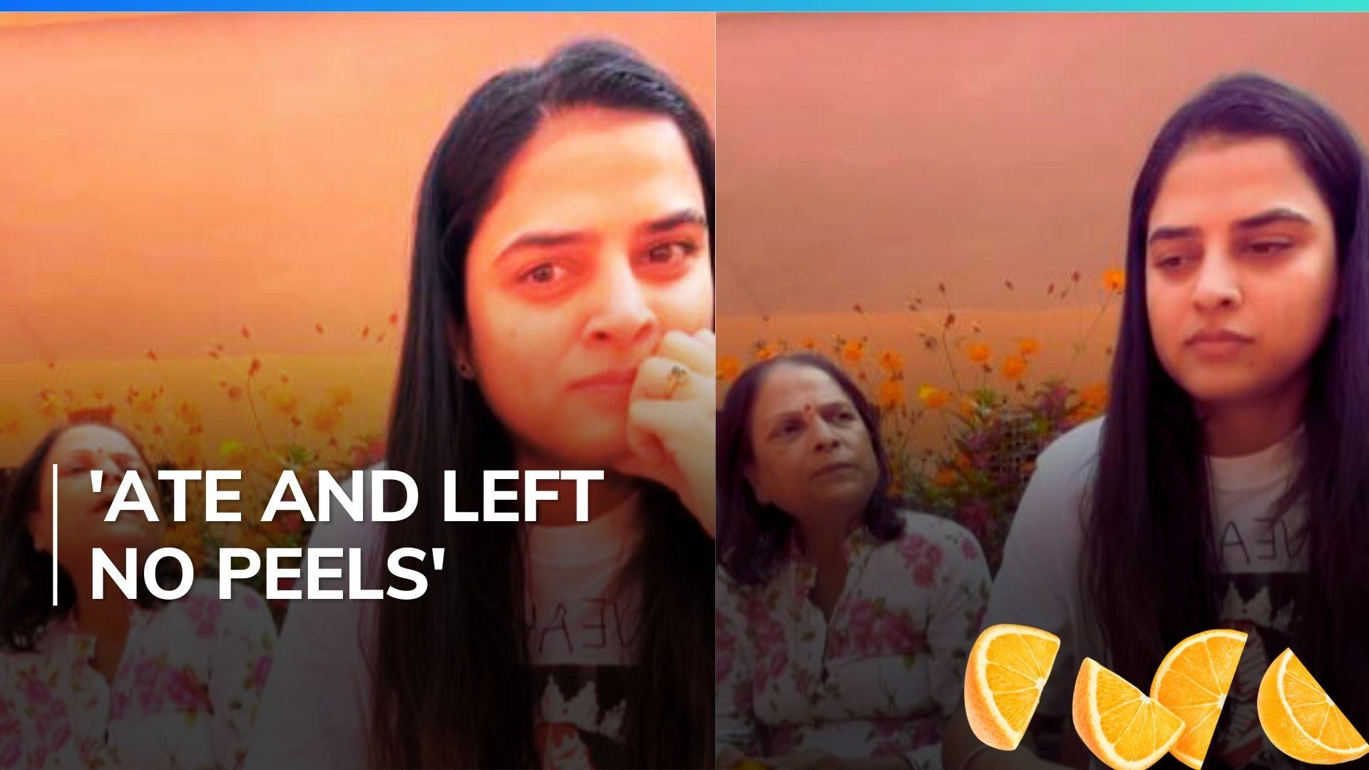 Mother‘s reaction to viral orange peel theory will make you go ROFL | Watch | Editorji