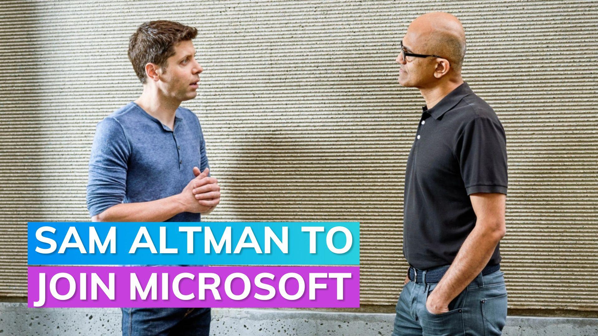Sam Altman to join Microsoft‘s AI research team | Editorji