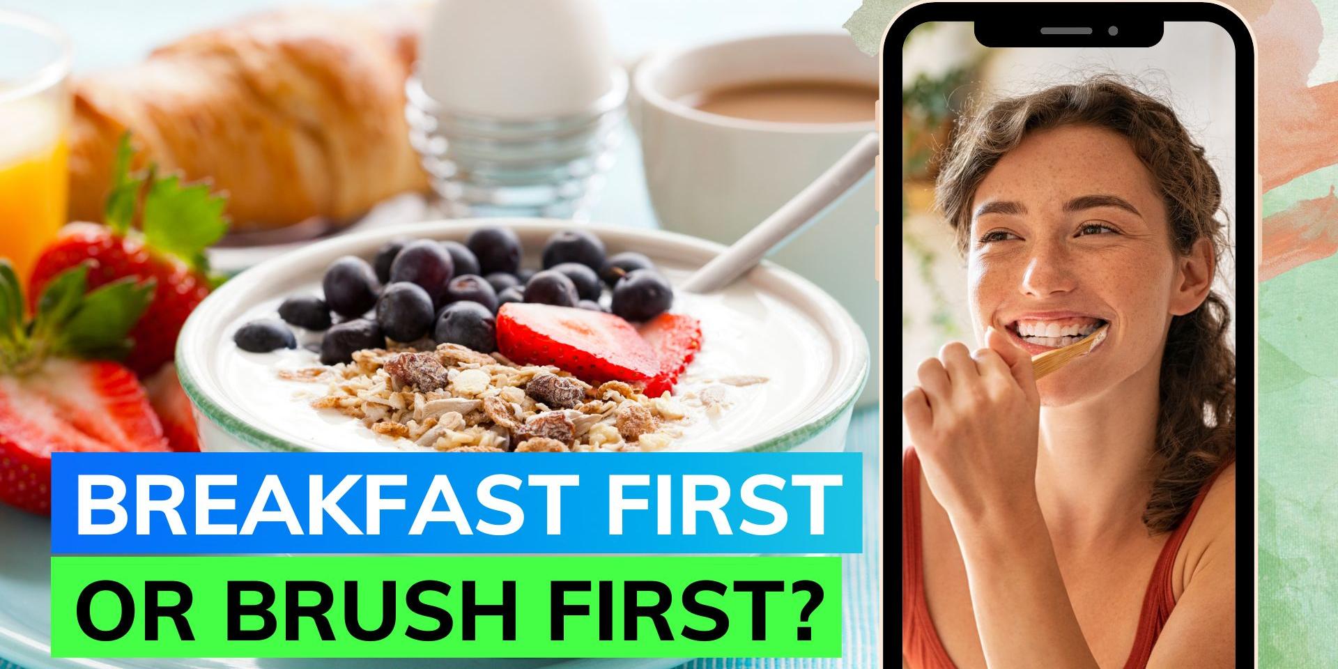 Before or after breakfast? Dentist reveals the best time to brush your ...