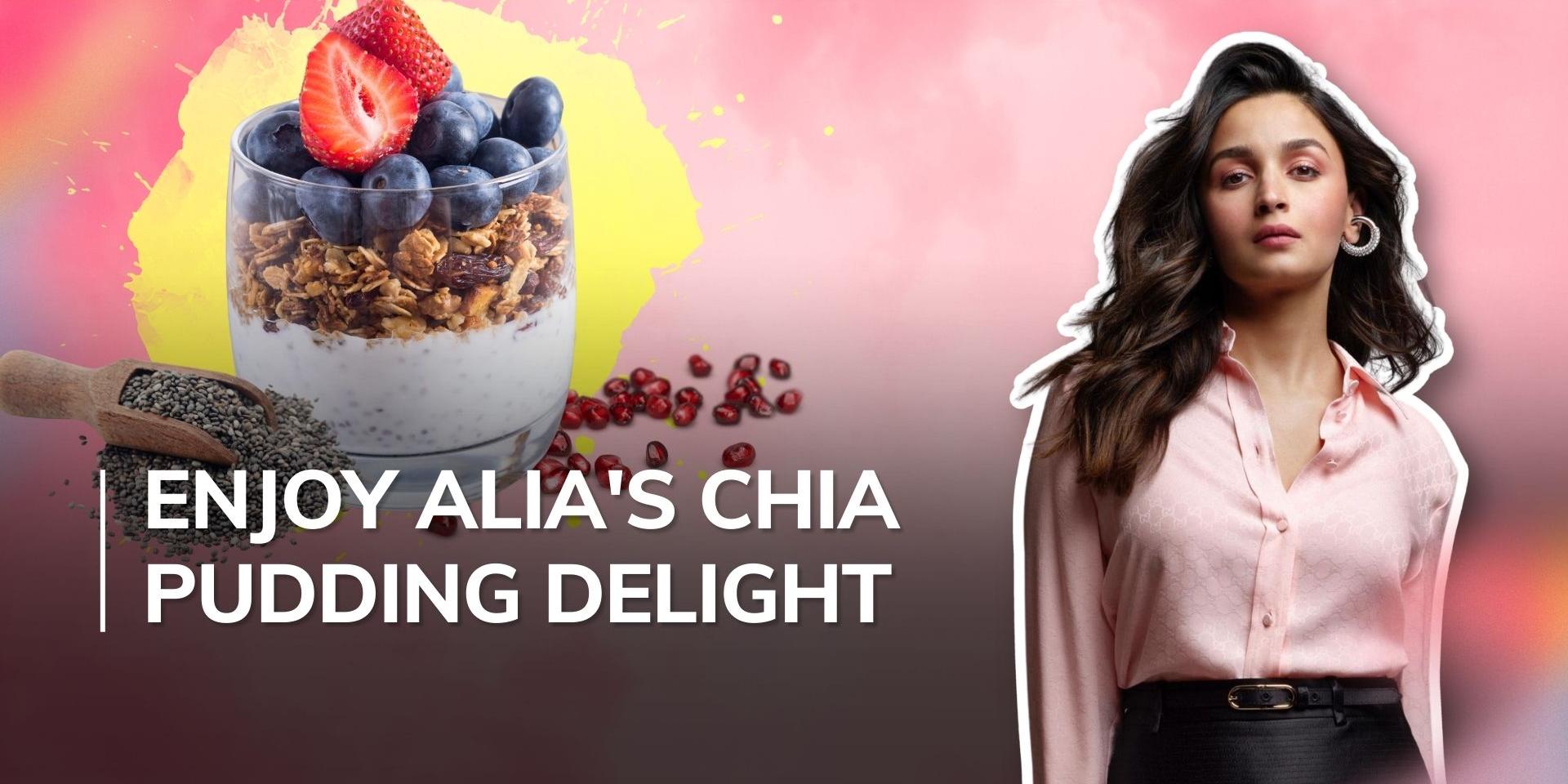 Start your summer mornings with Alia Bhatt‘s delicious chia pudding; note down the recipe | Editorji