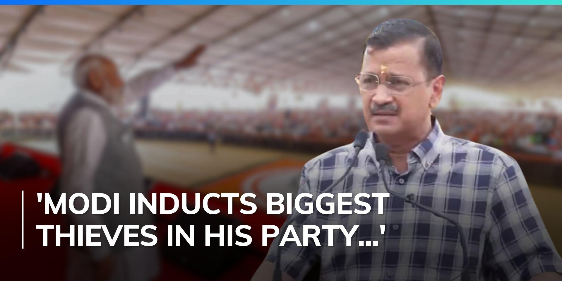 Kejriwal‘s ’washing machine‘ attack: ’Modi must learn anti-corruption ...