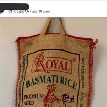 Upcycled: netizens troll repurposed Basmati rice tote bag worth ₹1k ...