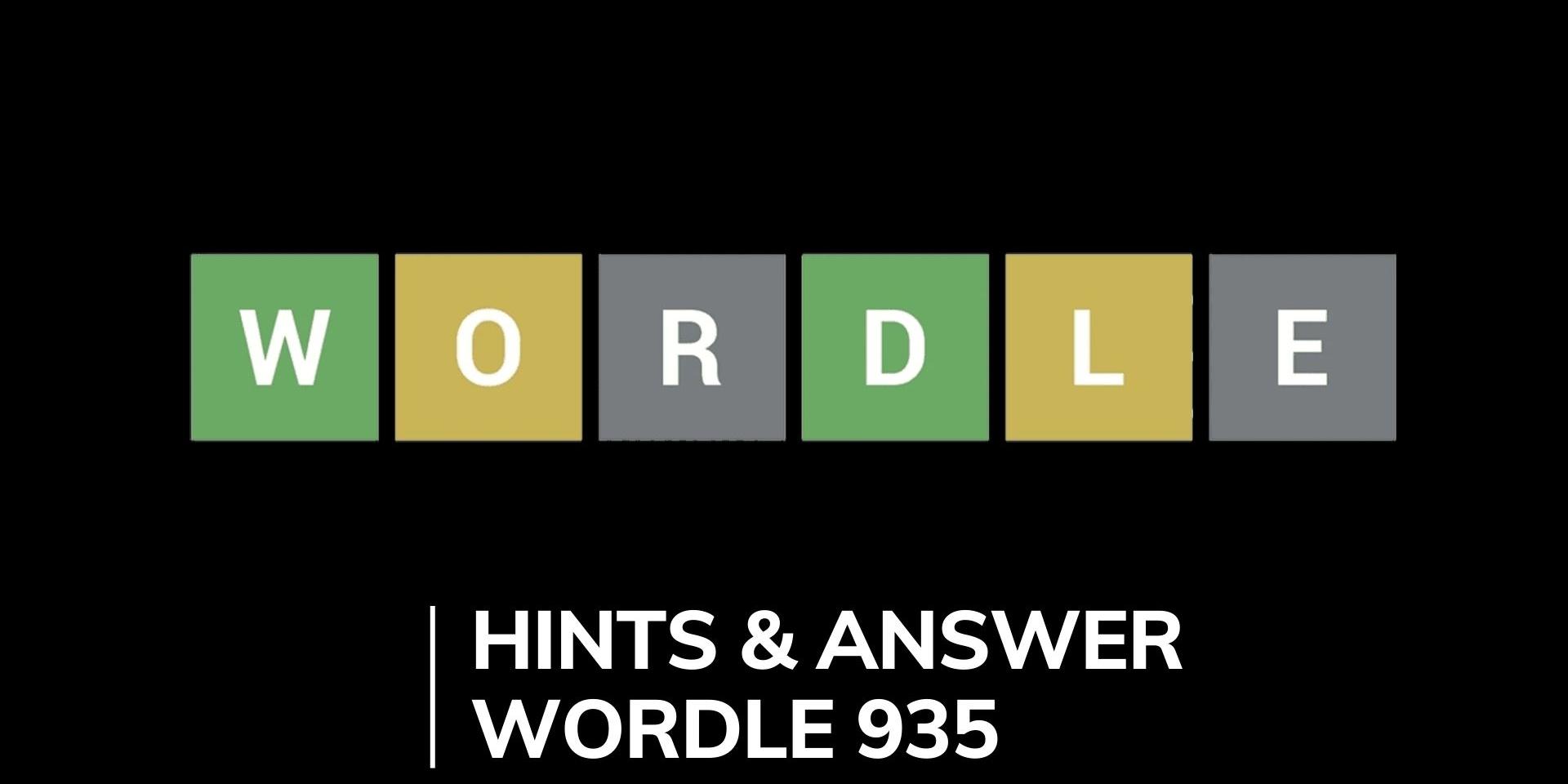 Wordle 935 Hints and Solution for January 10, 2024: Mastering the challenge | Editorji