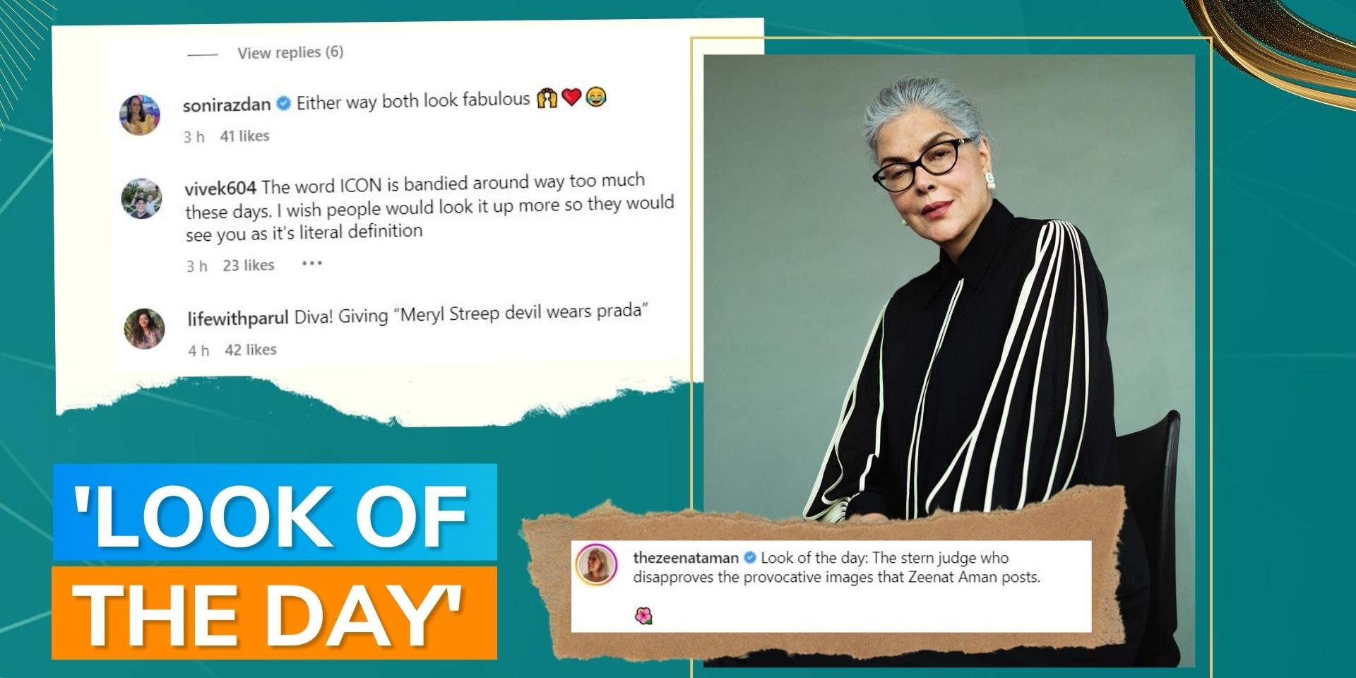 Zeenat Aman shares picture from her recent photoshoot; fans say she ...