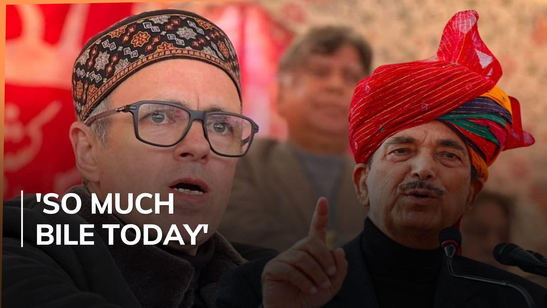 ‘Where is Ghulam that was begging’: Omar‘s sharp retort to Azad’s ‘late ...