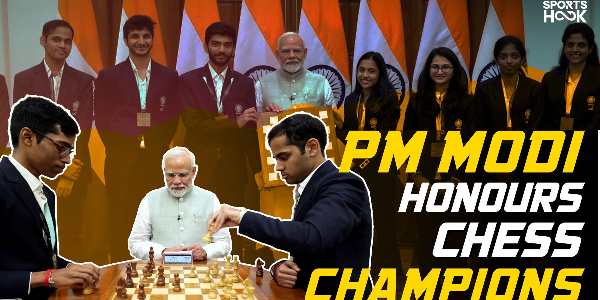 Watch: PM Narendra Modi Meets Chess Olympiad Winners | Editorji