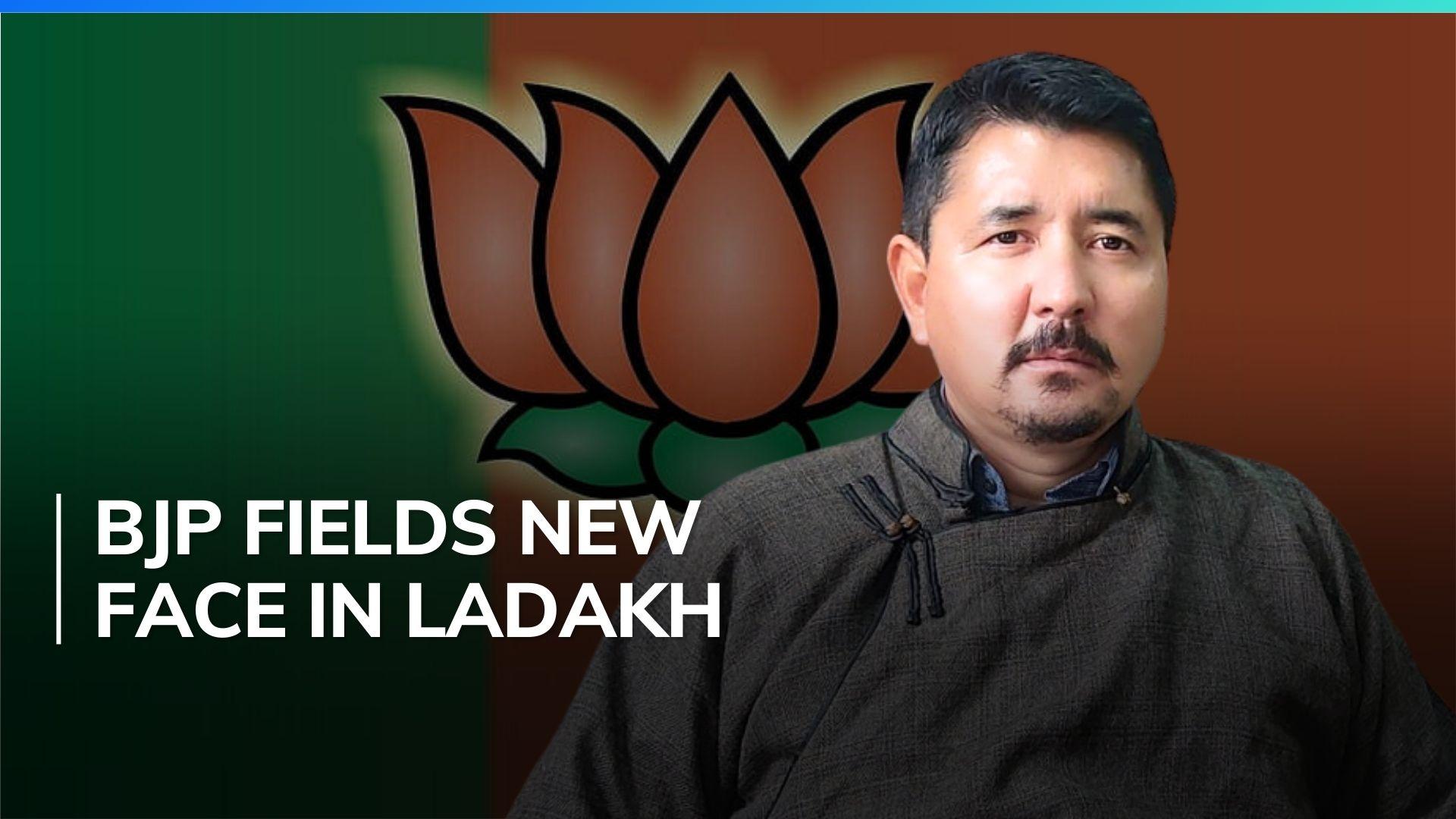 BJP fields Tashi Gyalson from Laddakh, drops sitting MP Jamyang Tsering ...
