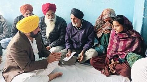 CM Mann grants Rs 1 crore aid to family of Agniveer jawan martyr Ajay ...