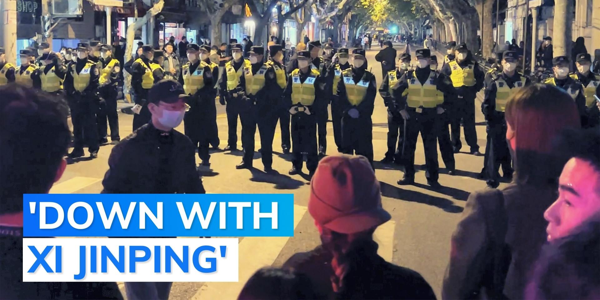 Anti-lockdown protests: rare outrage against Xi spreads to Beijing ...