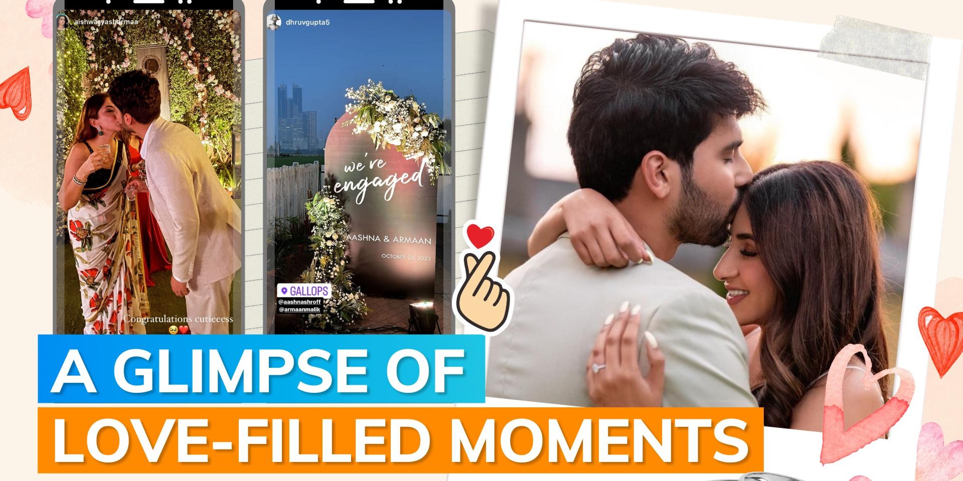 Inside Armaan Malik and Aashna Shroff’s formal ring ceremony | Editorji
