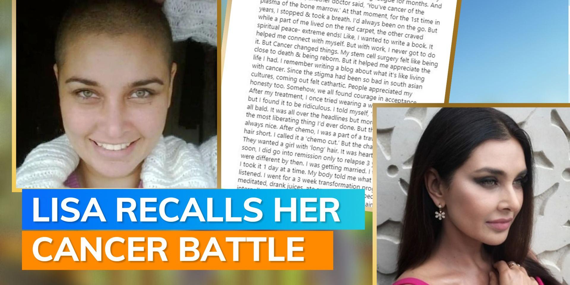 Lisa Ray, a cancer survivor, says she was heartbroken at being replaced ...