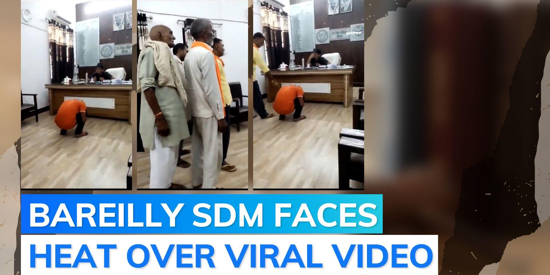 Video: UP official ‘punishes’ complainant, asks him to squat in ‘murga ...