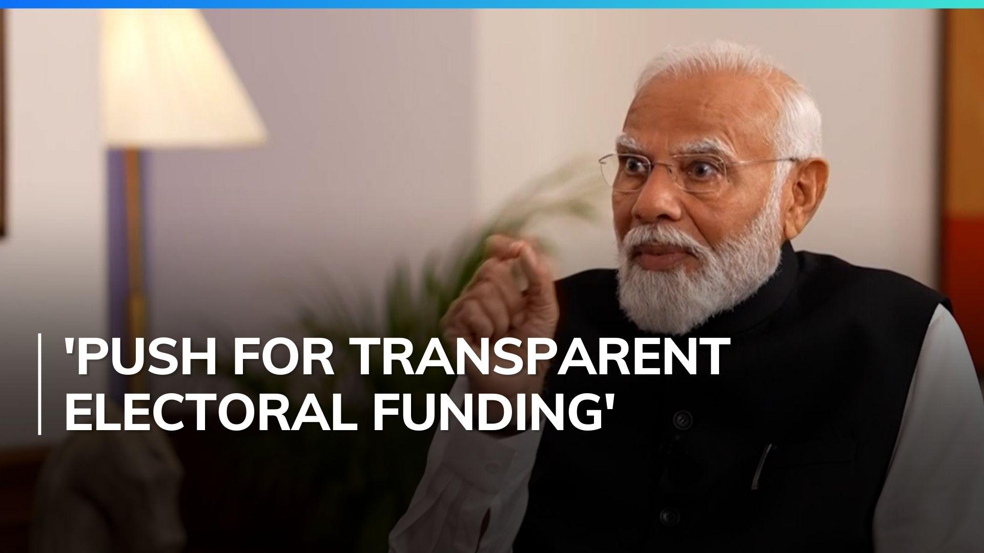 PM Modi calls electoral bonds an attempt to stop black money in ...