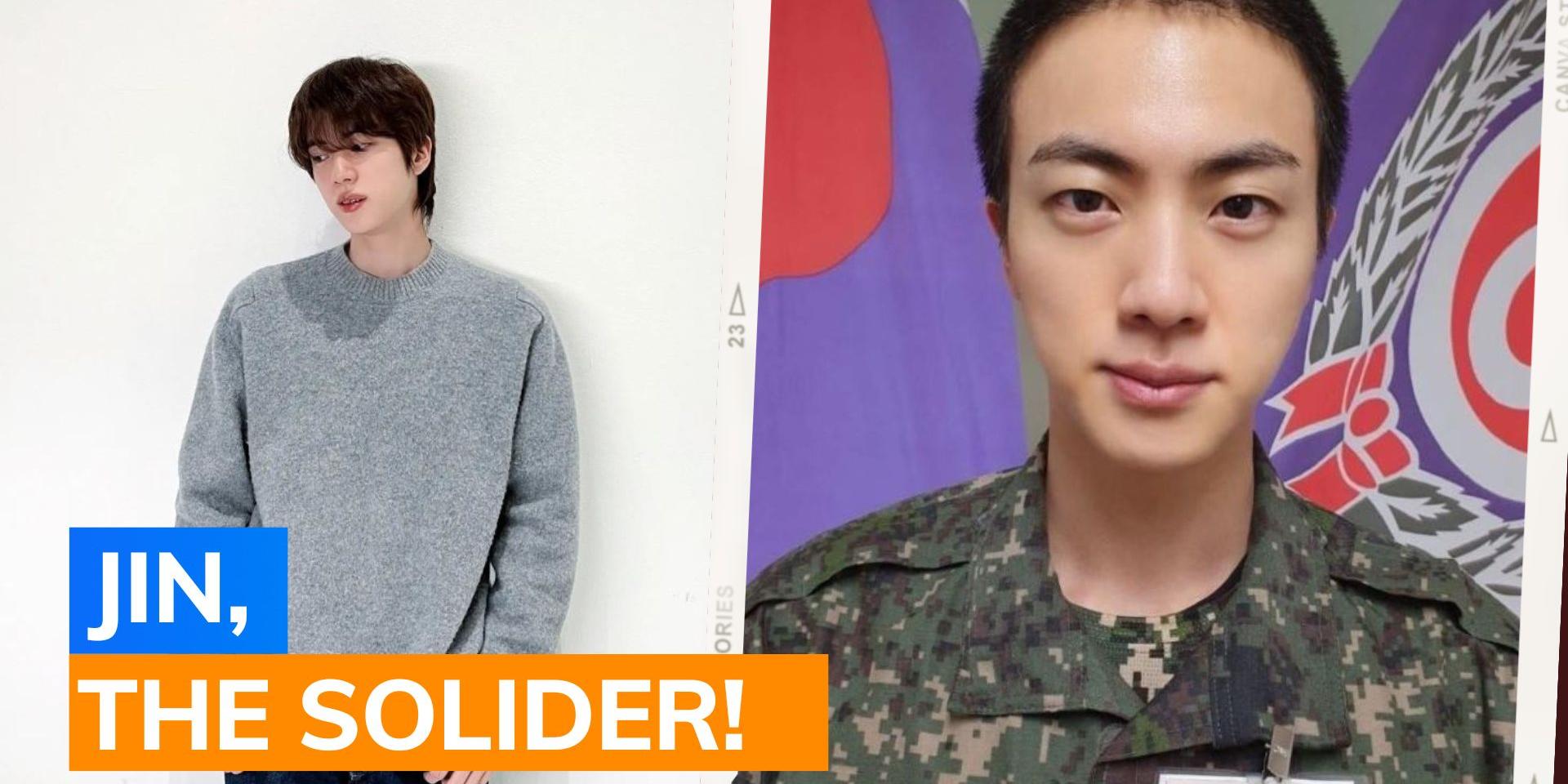 Jin‘s first photo from military camp surfaces online | Editorji
