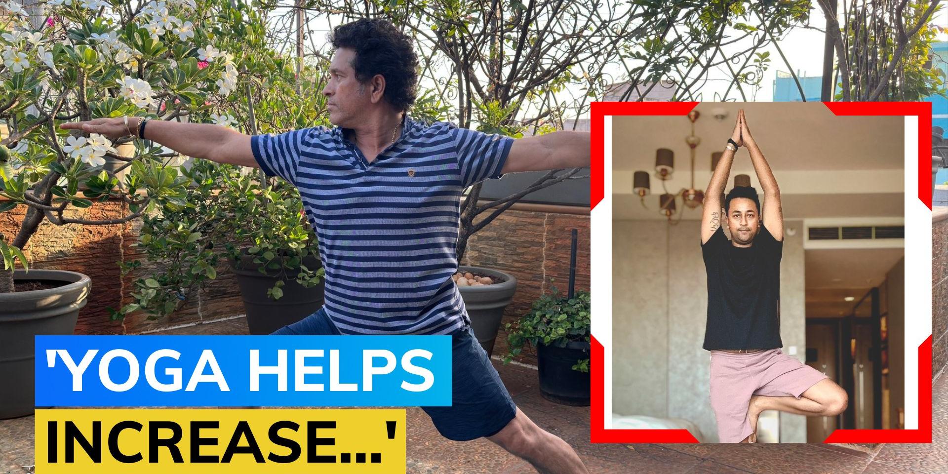 Former Indian cricketers celebrate International Yoga Day, share pictures with fans | Editorji