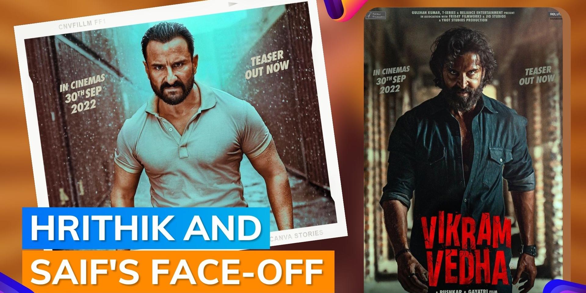 ‘Vikram Vedha’ teaser: Hrithik Roshan and Saif Ali Khan starrer is a ...