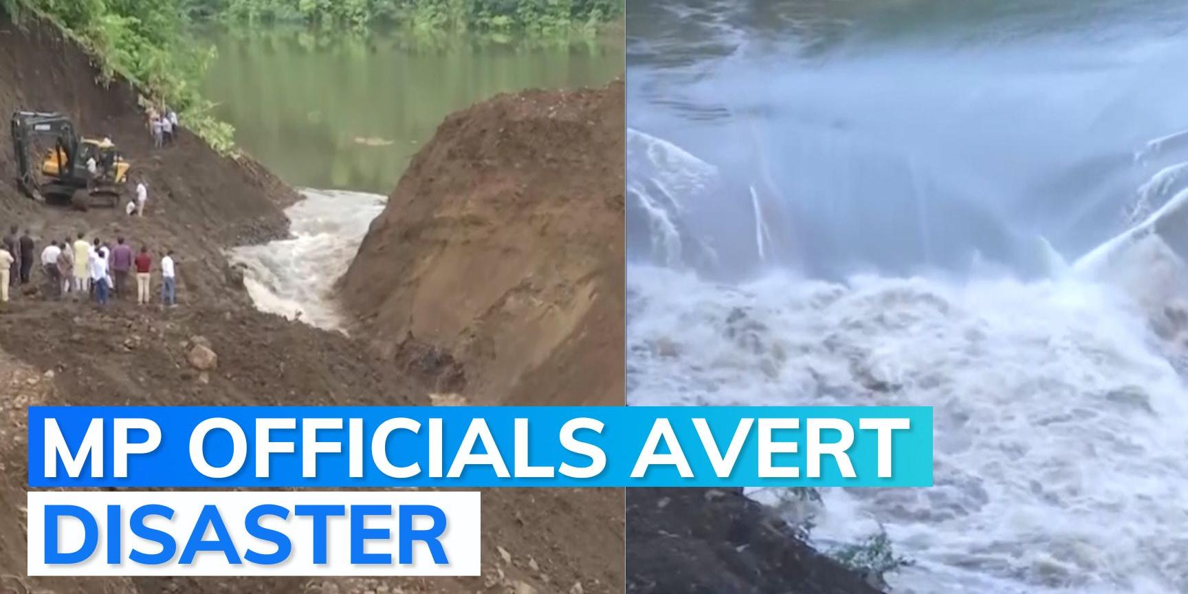 Breach in MP dam: water drained over flood risk; CM hails efforts amid ...