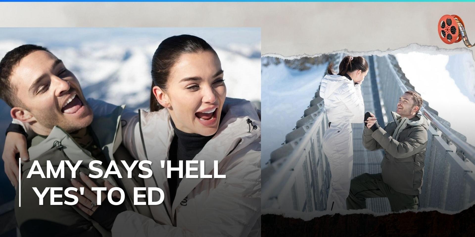 Amy Jackson and ‘Gossip Girl’ star Ed Westwick announce engagement with ...