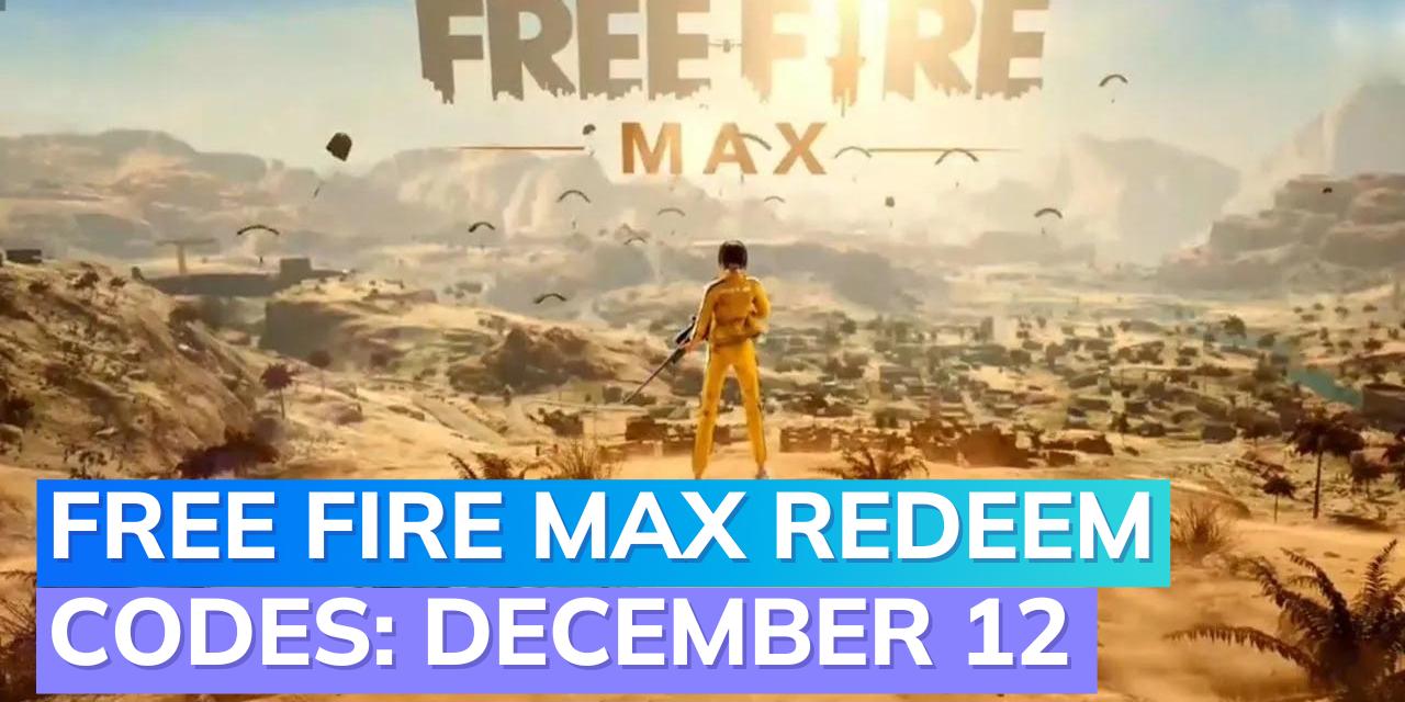 Garena Free Fire MAX redeem codes Today 12 December 2023: Grab ...