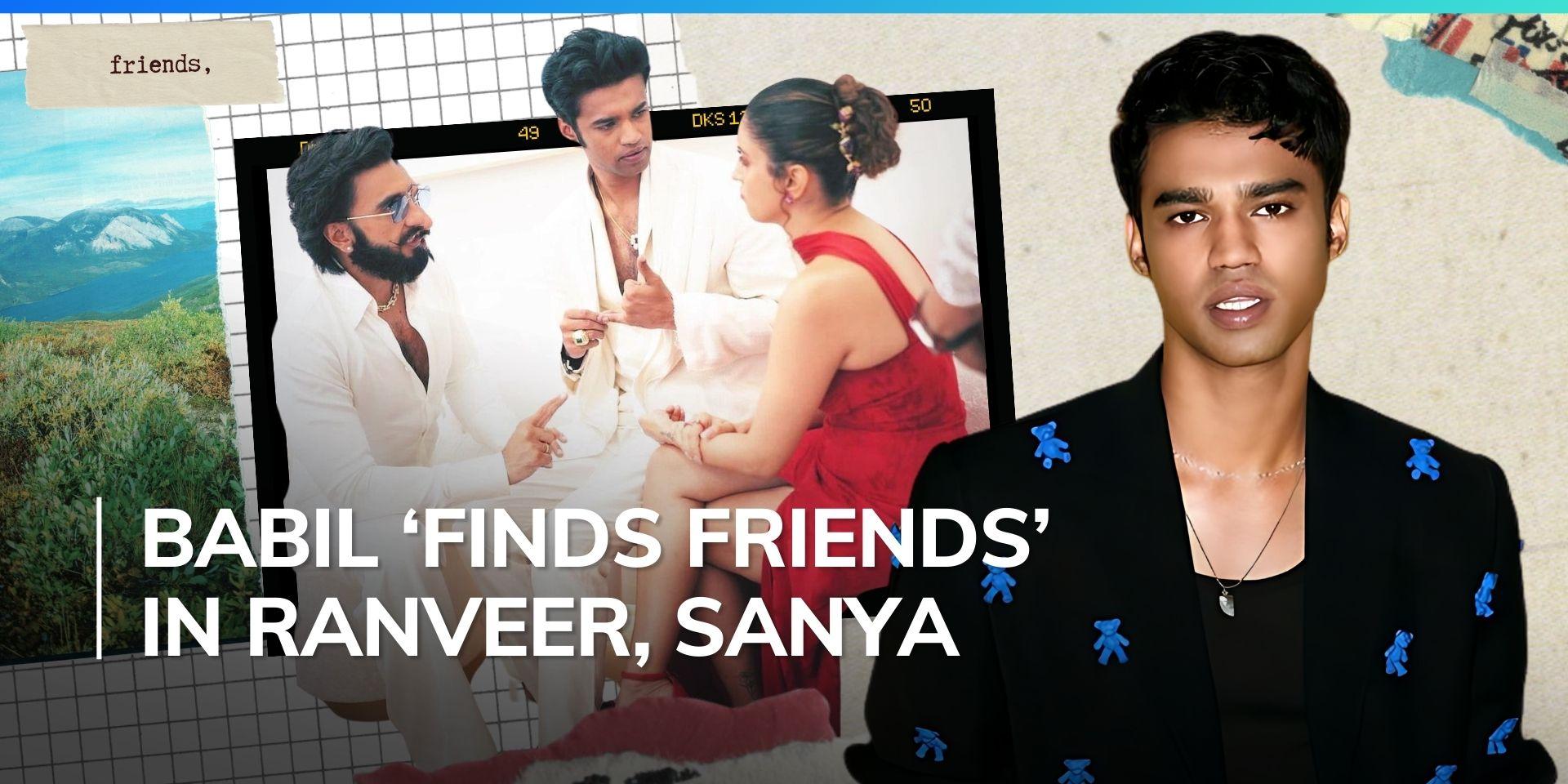 Babil Khan interacts with Ranveer Singh, Sanya Malhotra at Tiffany event; fans want them to work ...