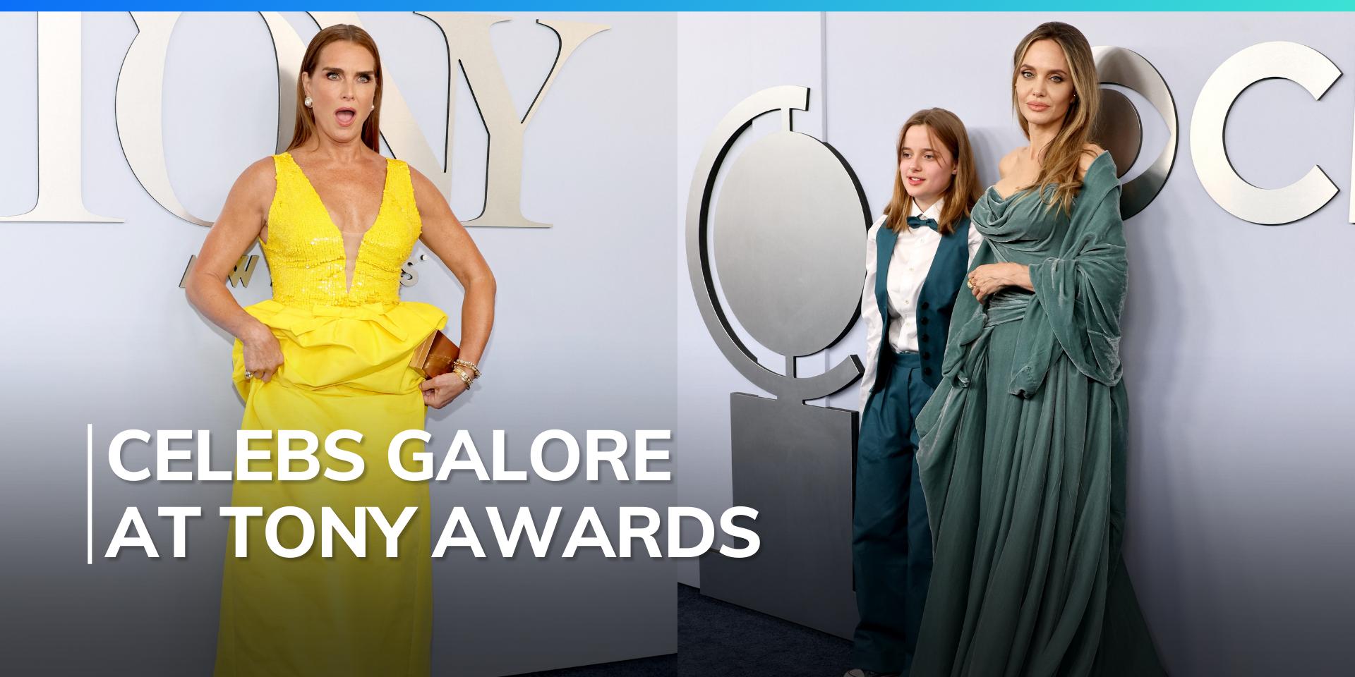 Brooke Shields wears stylish crocs at Tony awards, Angelina Jolie also ...