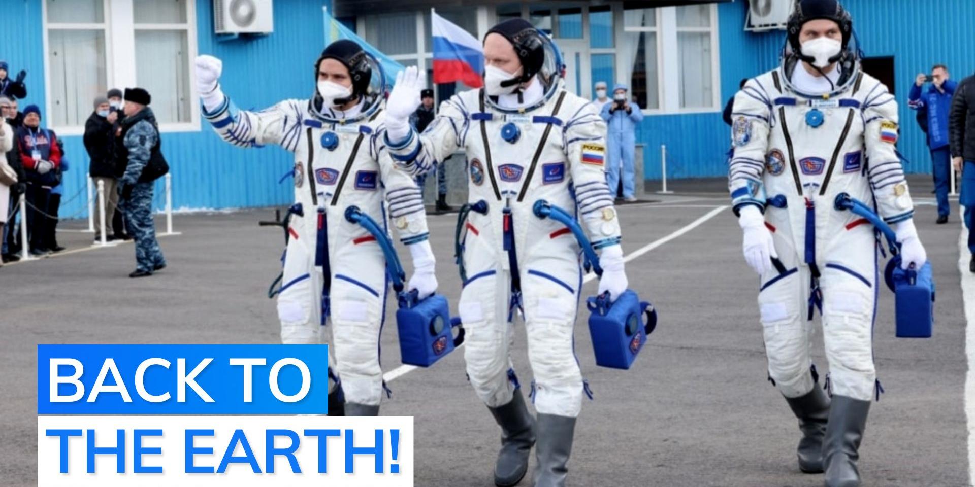 Watch: three Russian cosmonauts return from International Space Station ...