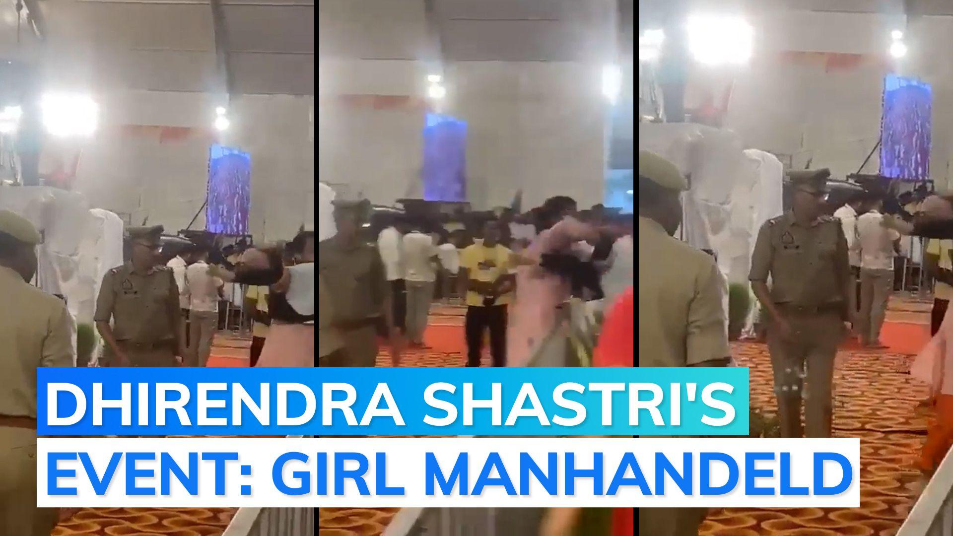 On cam: woman thrown at crowd at self-styled godman‘s gathering in ...