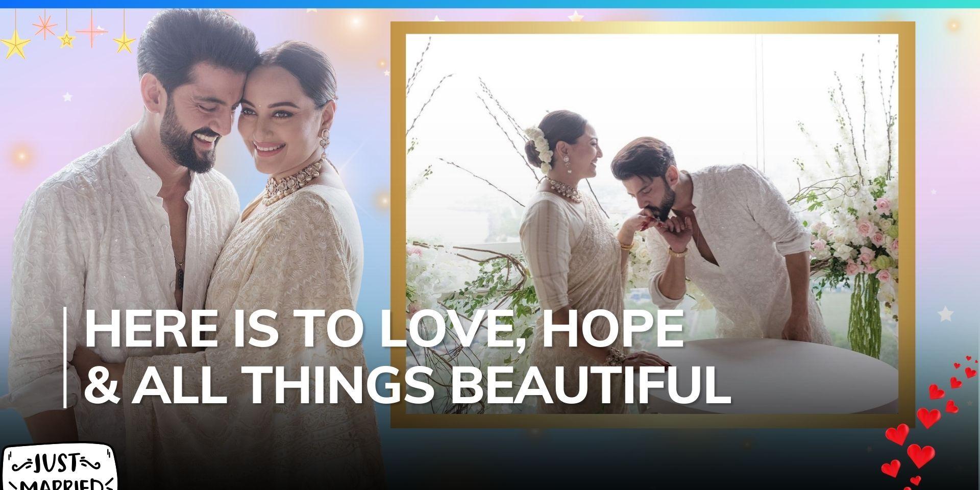 Sonakshi Sinha and Zaheer Iqbal are now officially married; see first ...