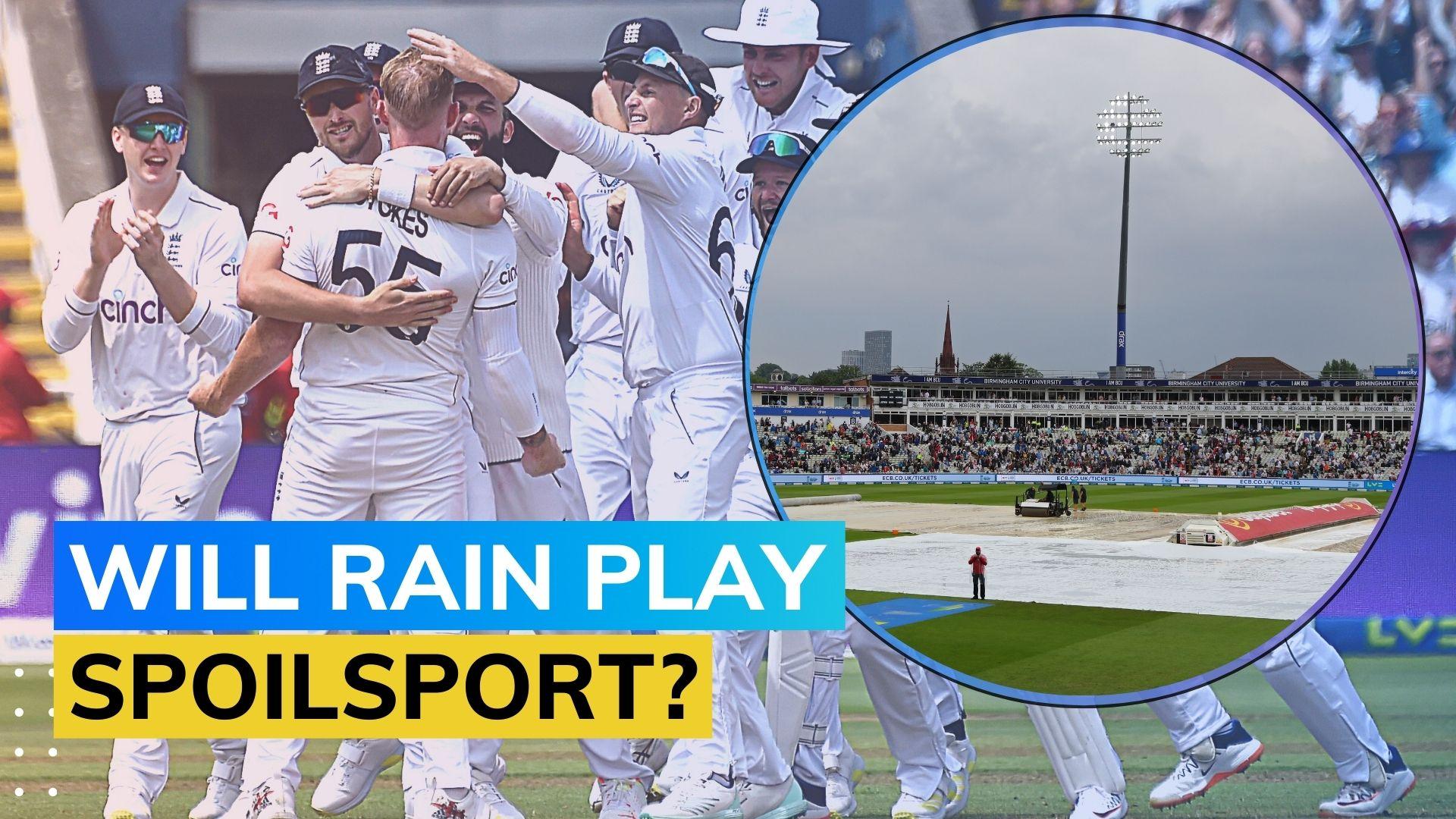 Ashes 2023 1st Test, Day 5: Thundershowers predicted in Edgbaston ...