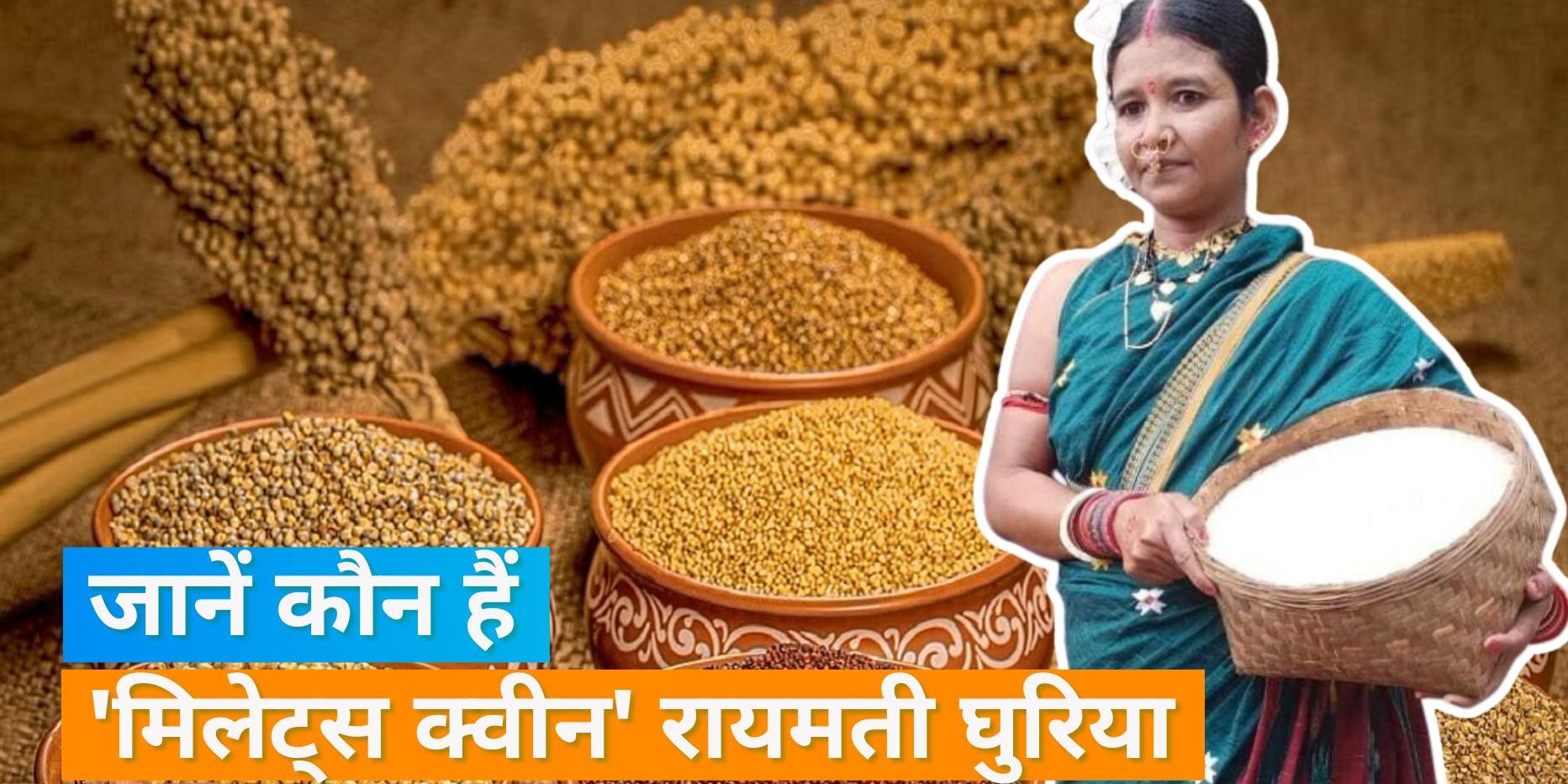 millets queen raimati ghiuria tribal women who preserves 30 types of ...