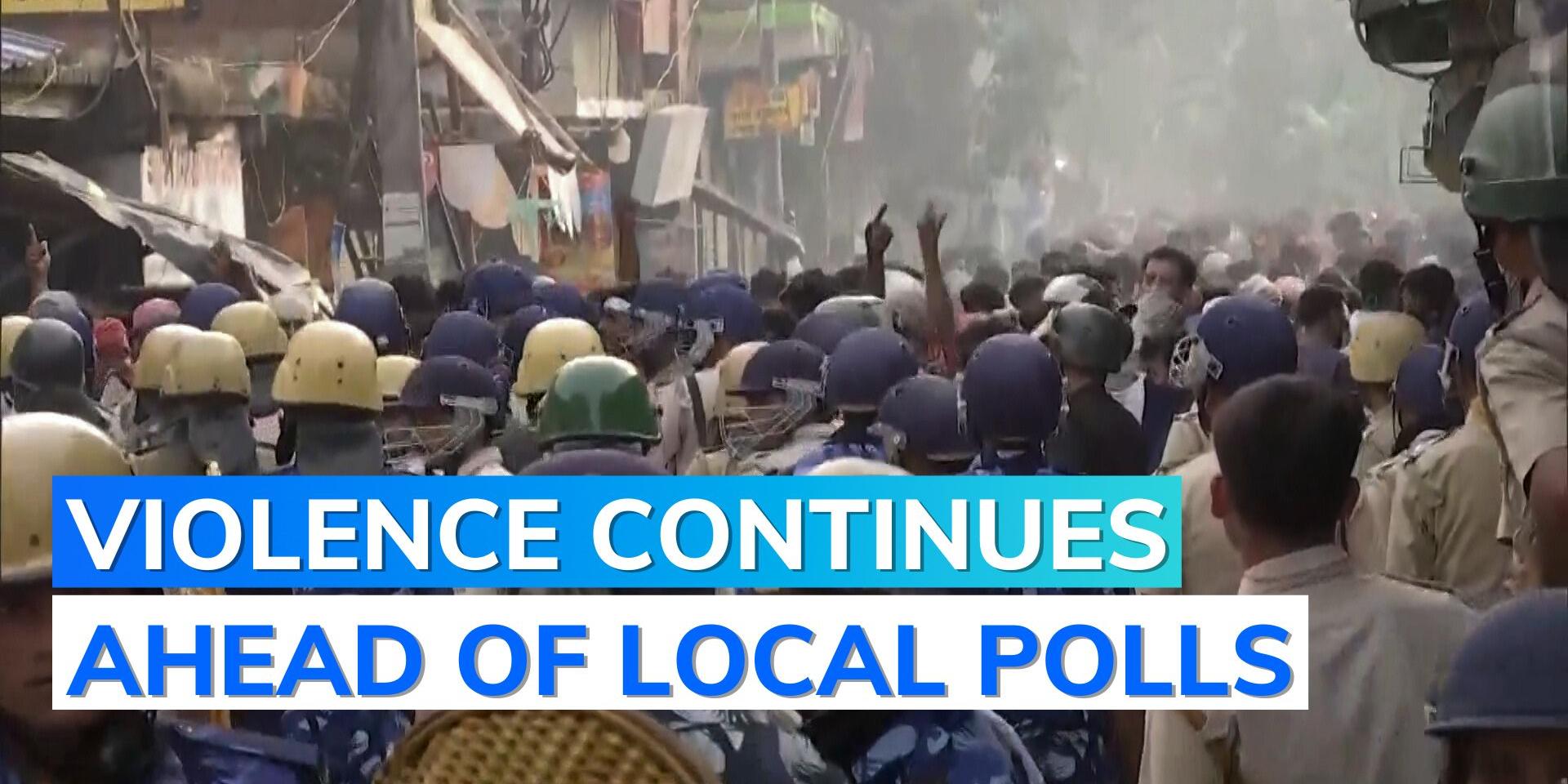 West Bengal panchayat polls: 1 killed, 2 critical after being shot on last day of nominations ...