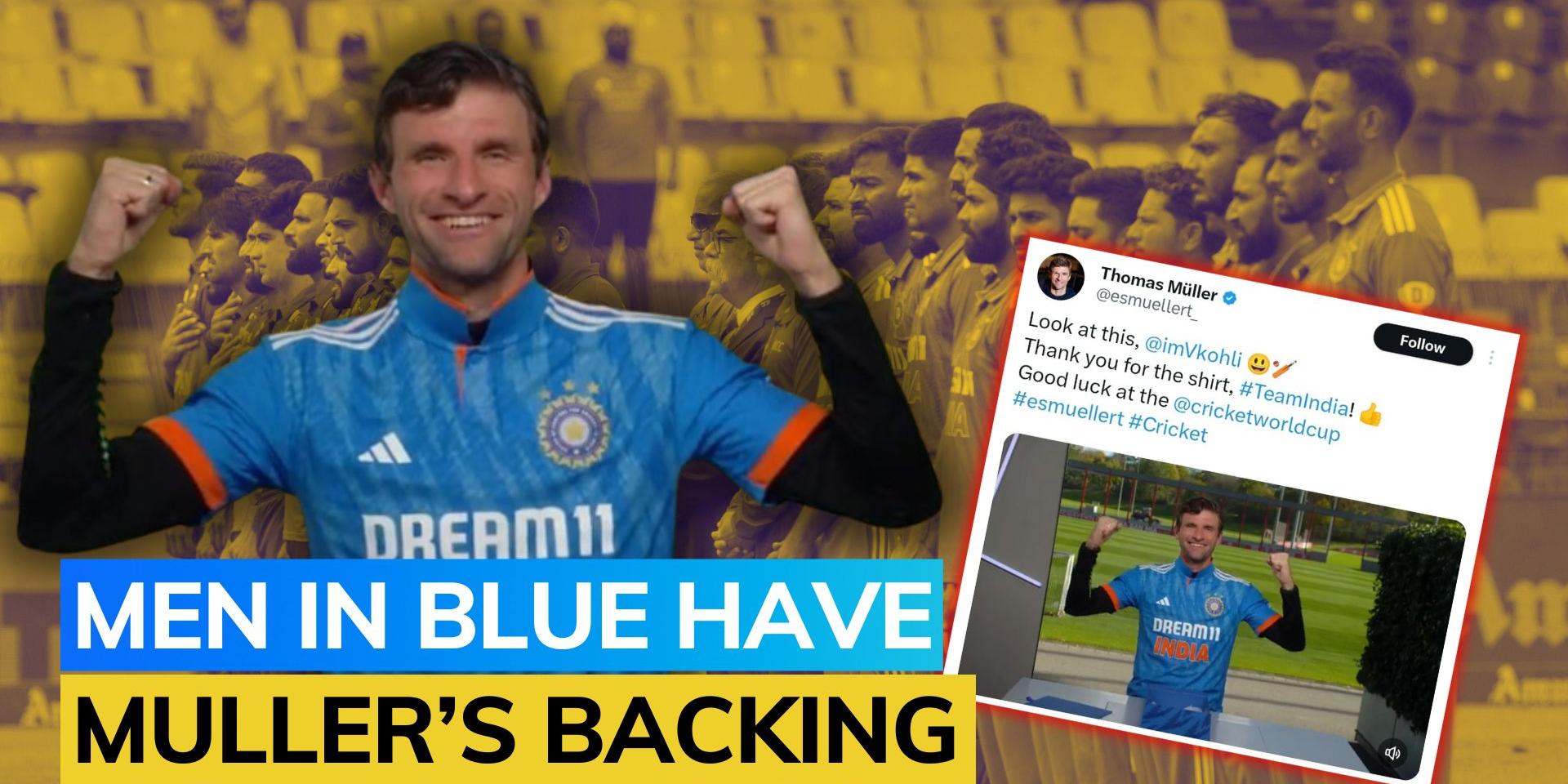 Watch: Bayern Munich footballer Thomas Muller shows support for Team ...