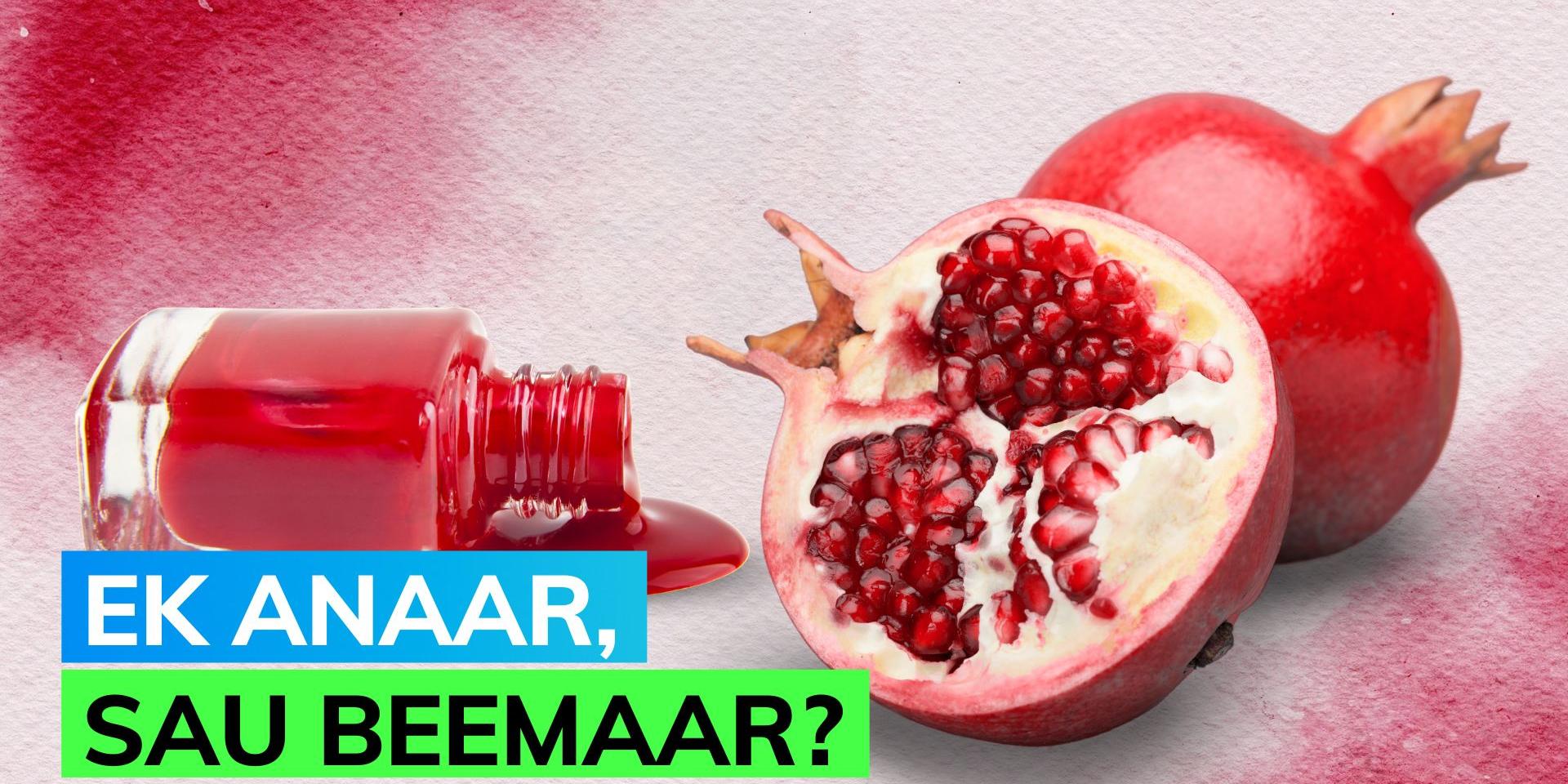 Pomegranate painted with nail polish? YouTuber Samdish Bhatia shares ...