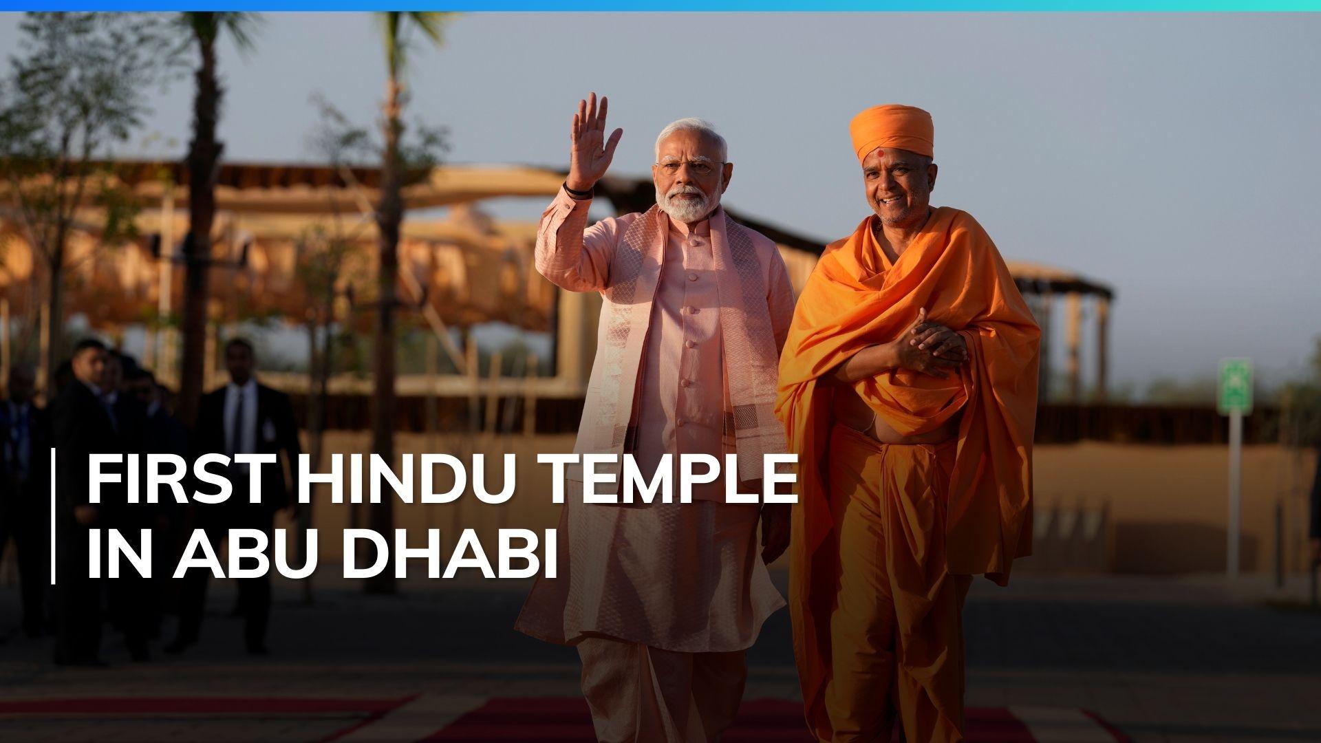 Prime Minister Narendra Modi inaugurates BAPS Hindu temple in Abu Dhabi ...