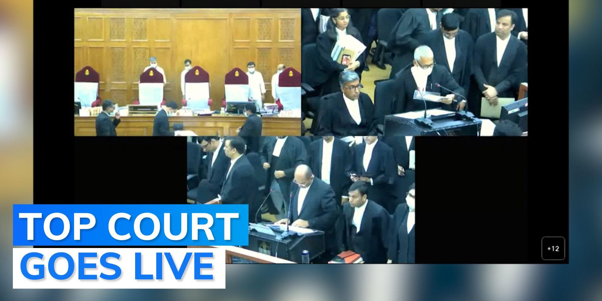 Historic First Supreme Court Begins Live Streaming Of Constitutional