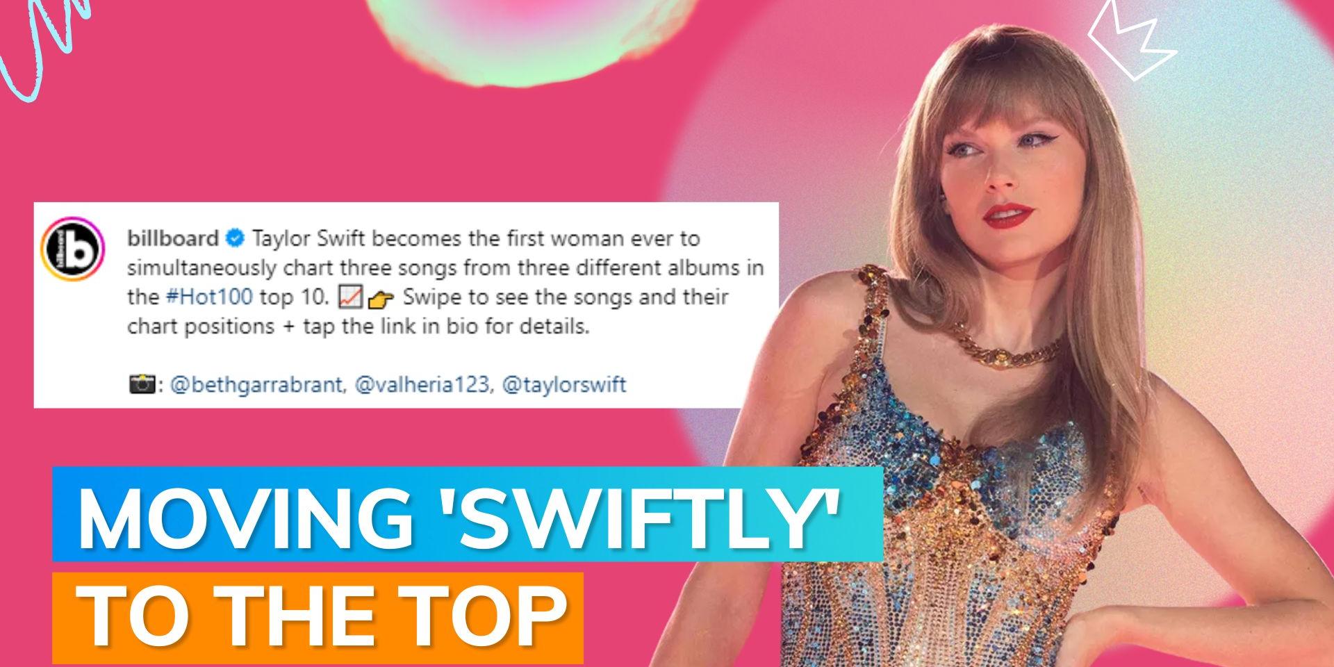 Taylor Swift creates history again; is first female artist with 4 ...