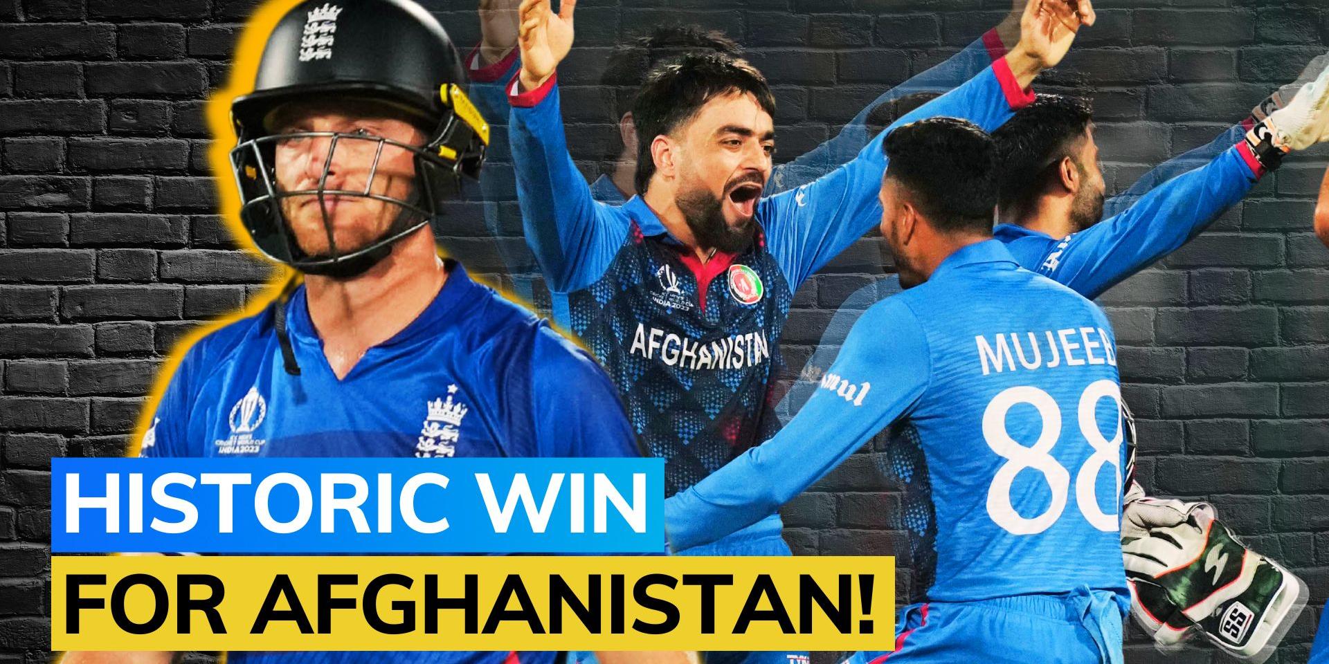 ODI World Cup: Mujeeb Ur Rahman stars as Afghanistan stun defending champions England by 69 runs ...