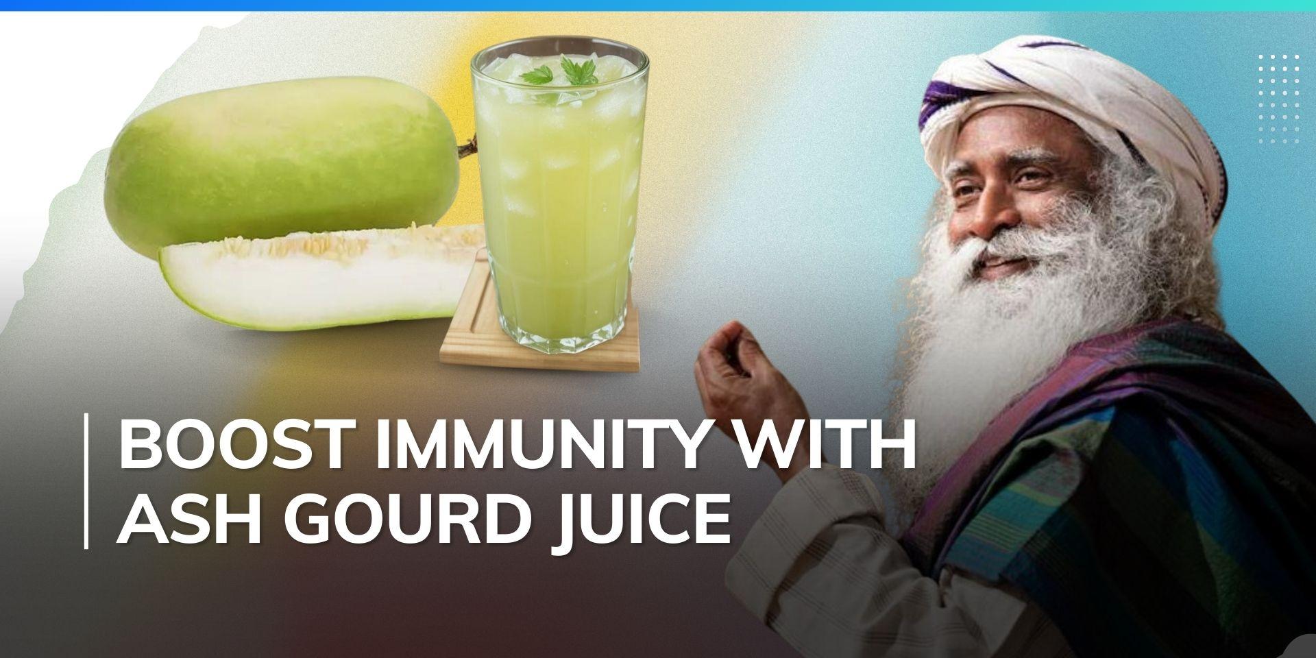Stay healthy with Sadhguru approved ash gourd juice; know its benefits ...