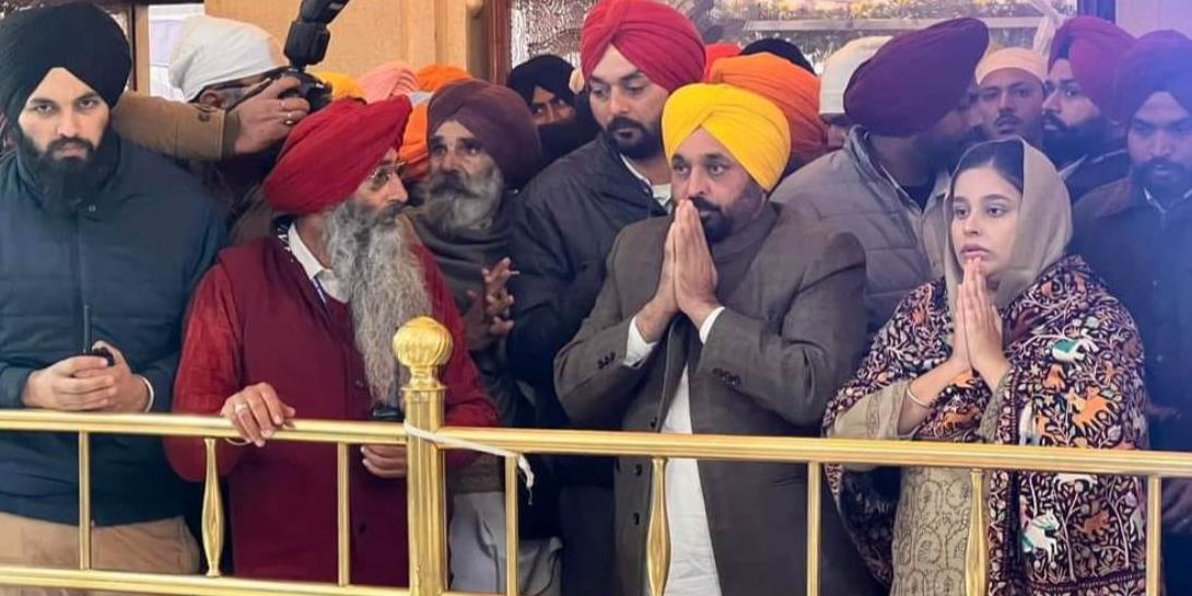 Punjab: CM Mann paid obeisance at Fatehgarh Sahib, paid tribute to the sacrifice of the brave ...