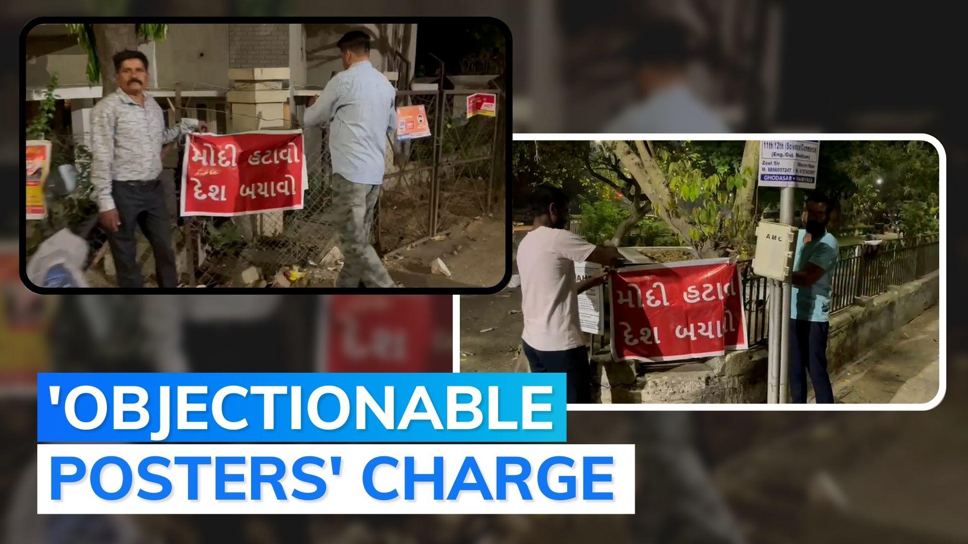 8 arrested for anti-PM Modi posters in Ahmedabad | Editorji