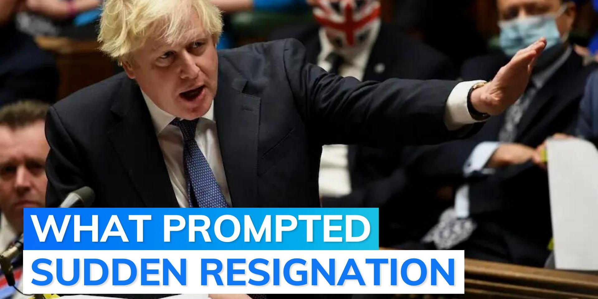 Ex-UK Prime Minister Boris Johnson quits as MP | Editorji