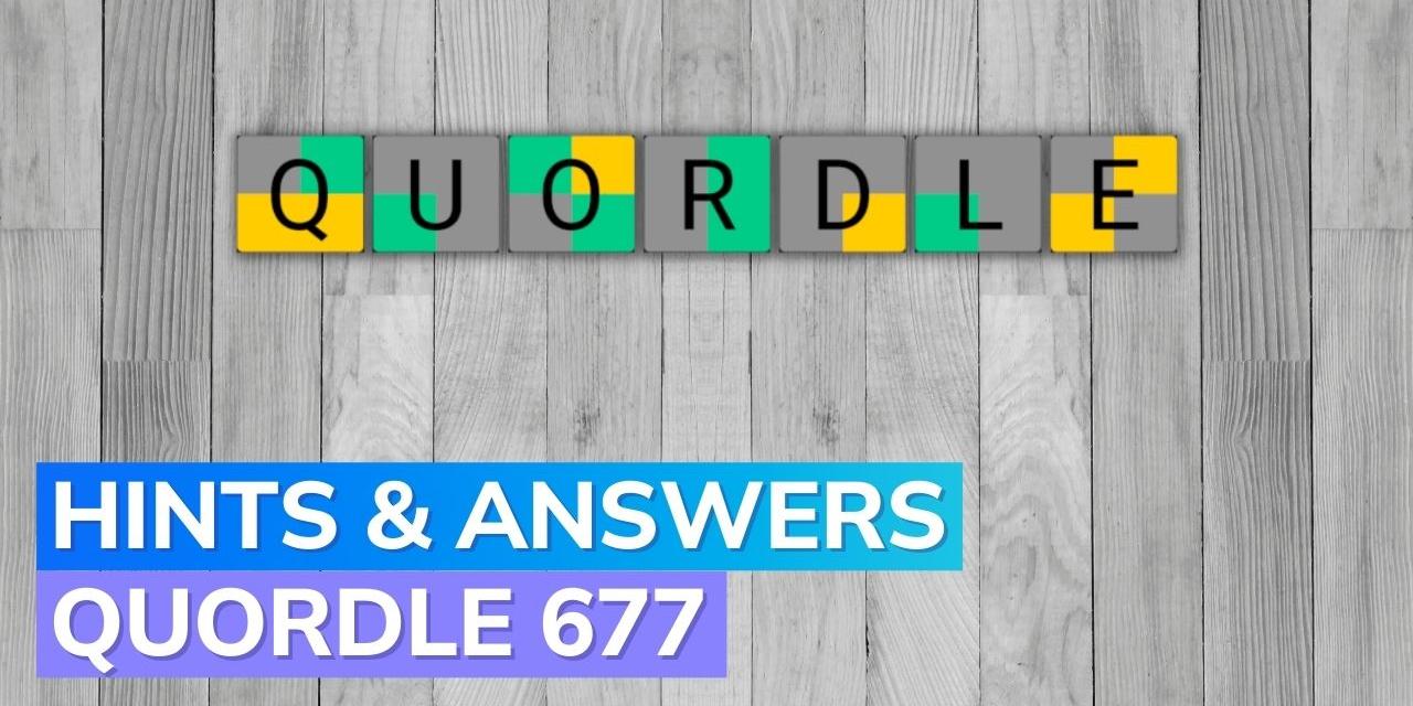 Quordle 677 hints and answer Today 2 December 2023: Get this puzzle ...