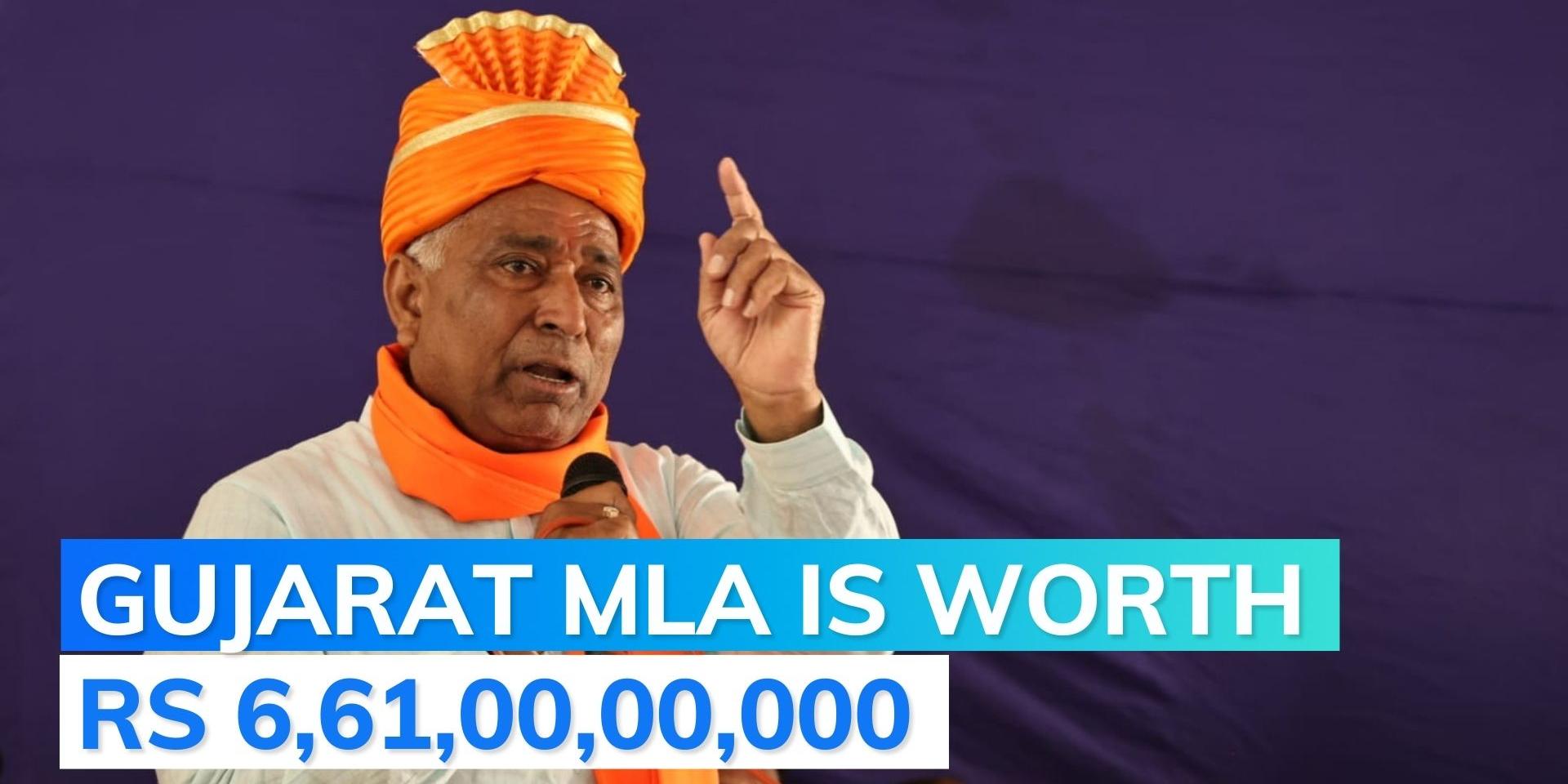 This man is Gujarat‘s richest MLA with assets worth Rs 661.29 crore ...