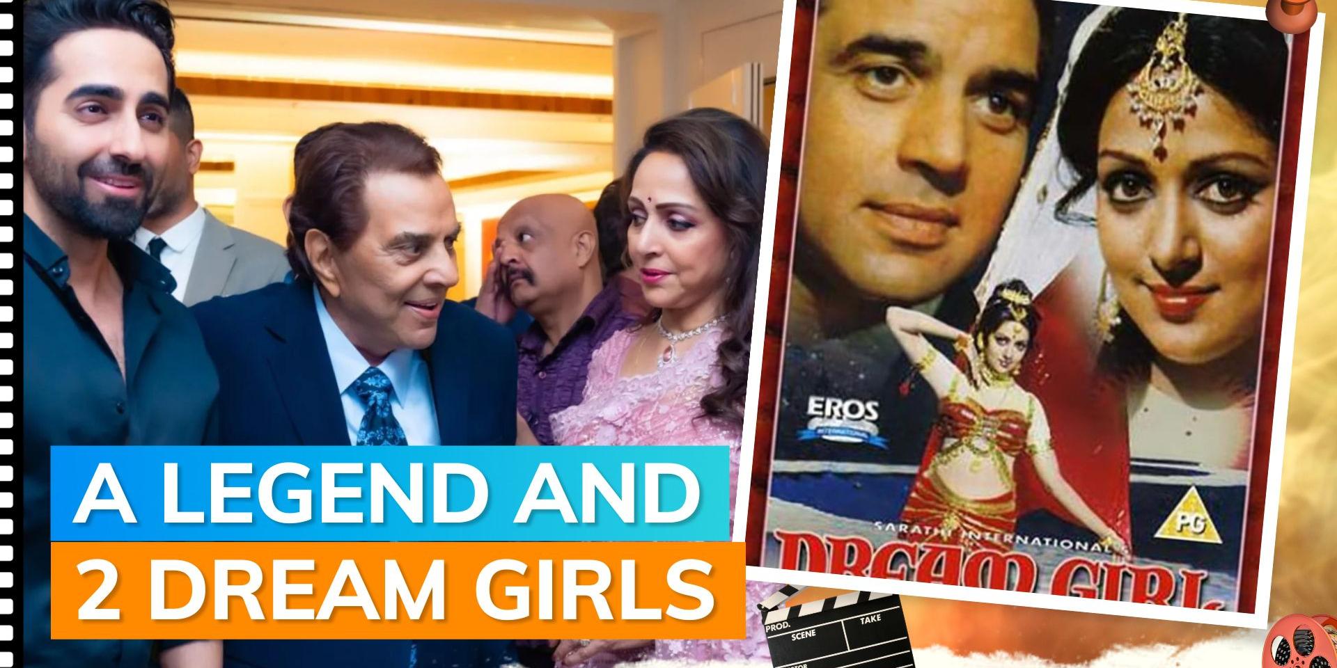 Ayushmann Khurrana shares pic with Dharmendra, OG Dream Girl Hema Malini with hilarious caption ...