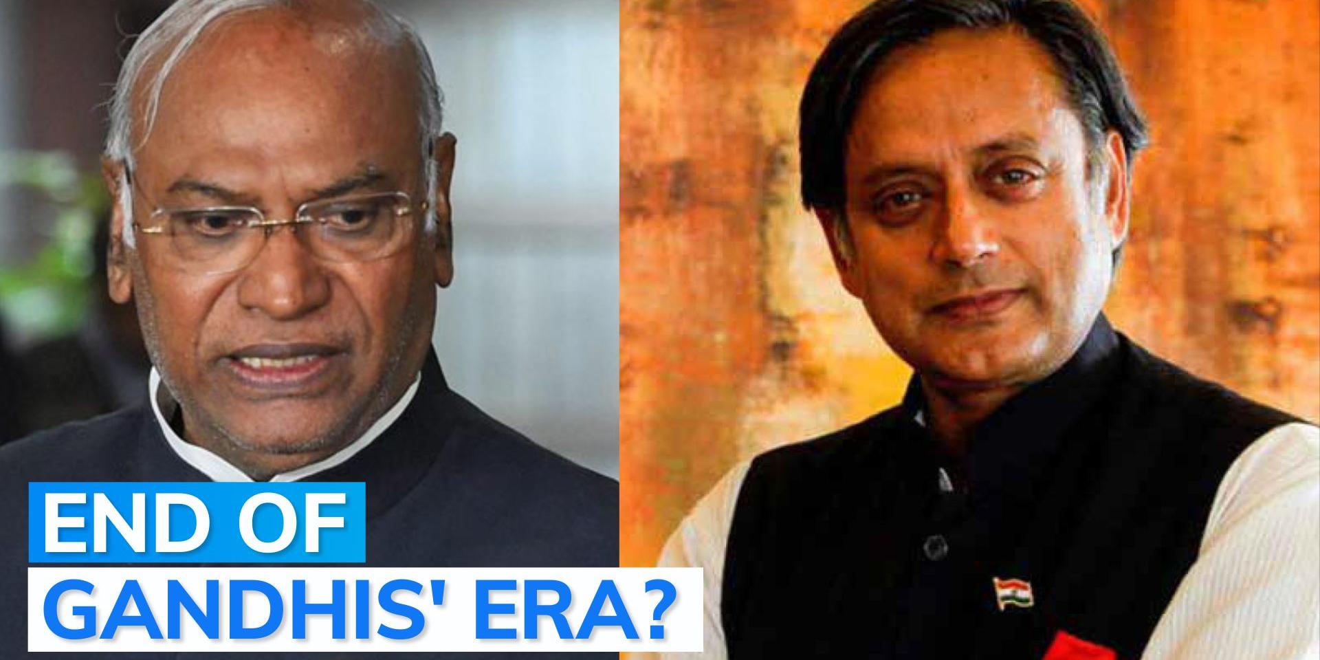 Kharge vs Tharoor: Congress to get first non-Gandhi president in 24 years on Wednesday | Editorji