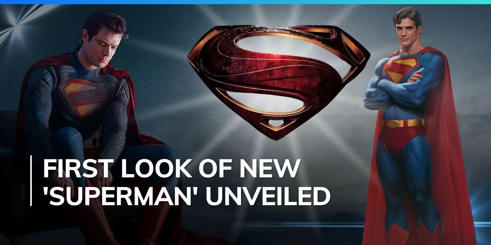 Big ‘Superman’ update: James Gunn shares David Corenswet’s first look ...